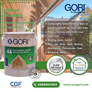 Sơn gỗ Gori - Junckers - Akzo Nobel chuyên bảo vệ gỗ chắc khỏe lâu dài
